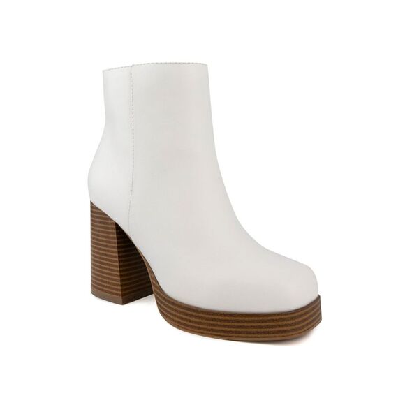 Sugar | Shoes | Nwt Sugar Womens White Padded Warrant Square Toe Block ...